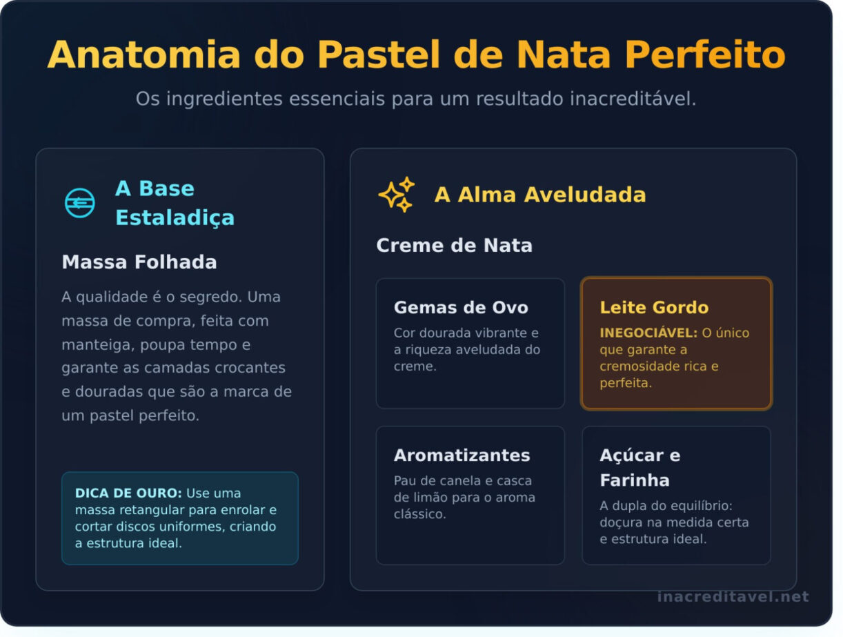 Receita de Pastel de Nata: O Segredo para um Doce Cremoso e Inacreditável